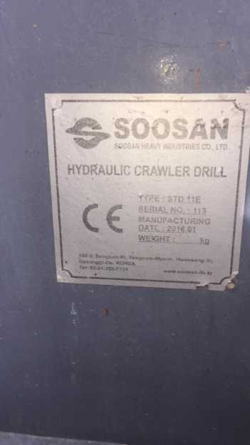 Trade OSMI parts & surplus inventory SOOSAN HYDRAULIC CRAWLER DRILL STD ...